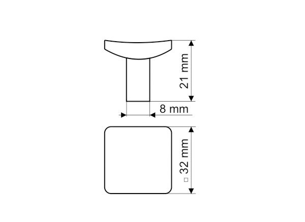 Buton aluminiu - Feromob