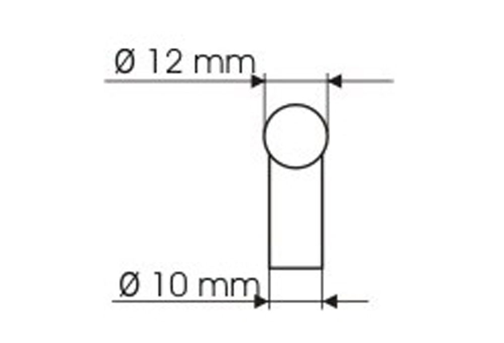 Maner aluminiu Gamet U-0008 - Feromob
